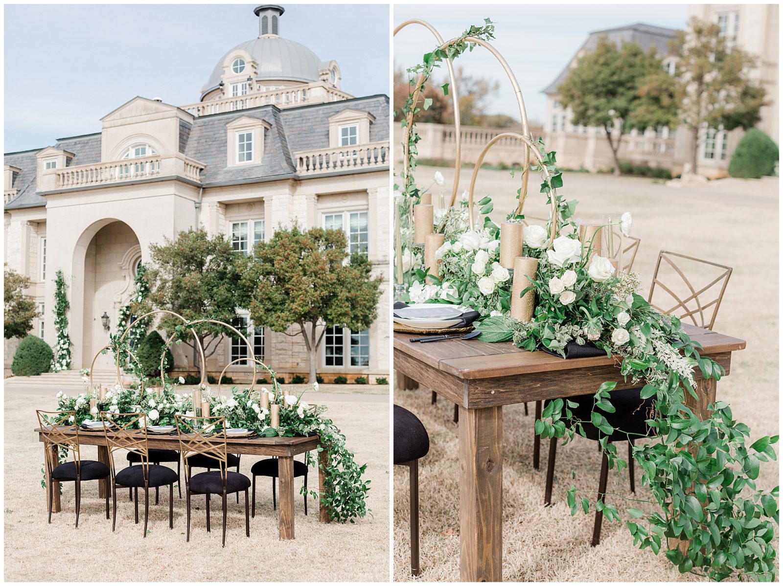 THE OLANA | DALLAS LUXURY VENUE | BLACK & WHITE STYLED WEDDING ...